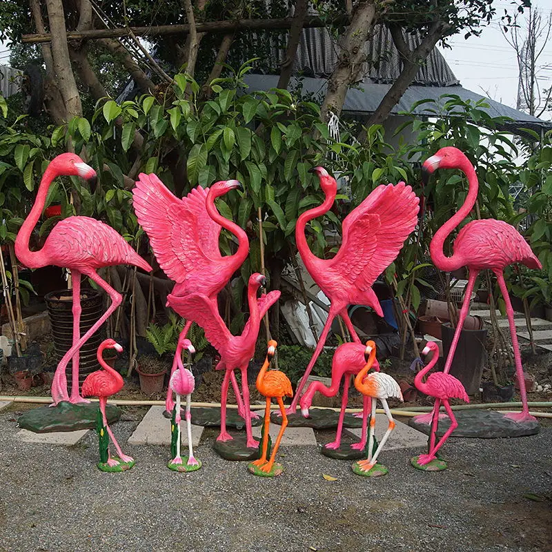 Flamingo Sculpture Life Size Garden Flamingo Statue - Buy Garden ...