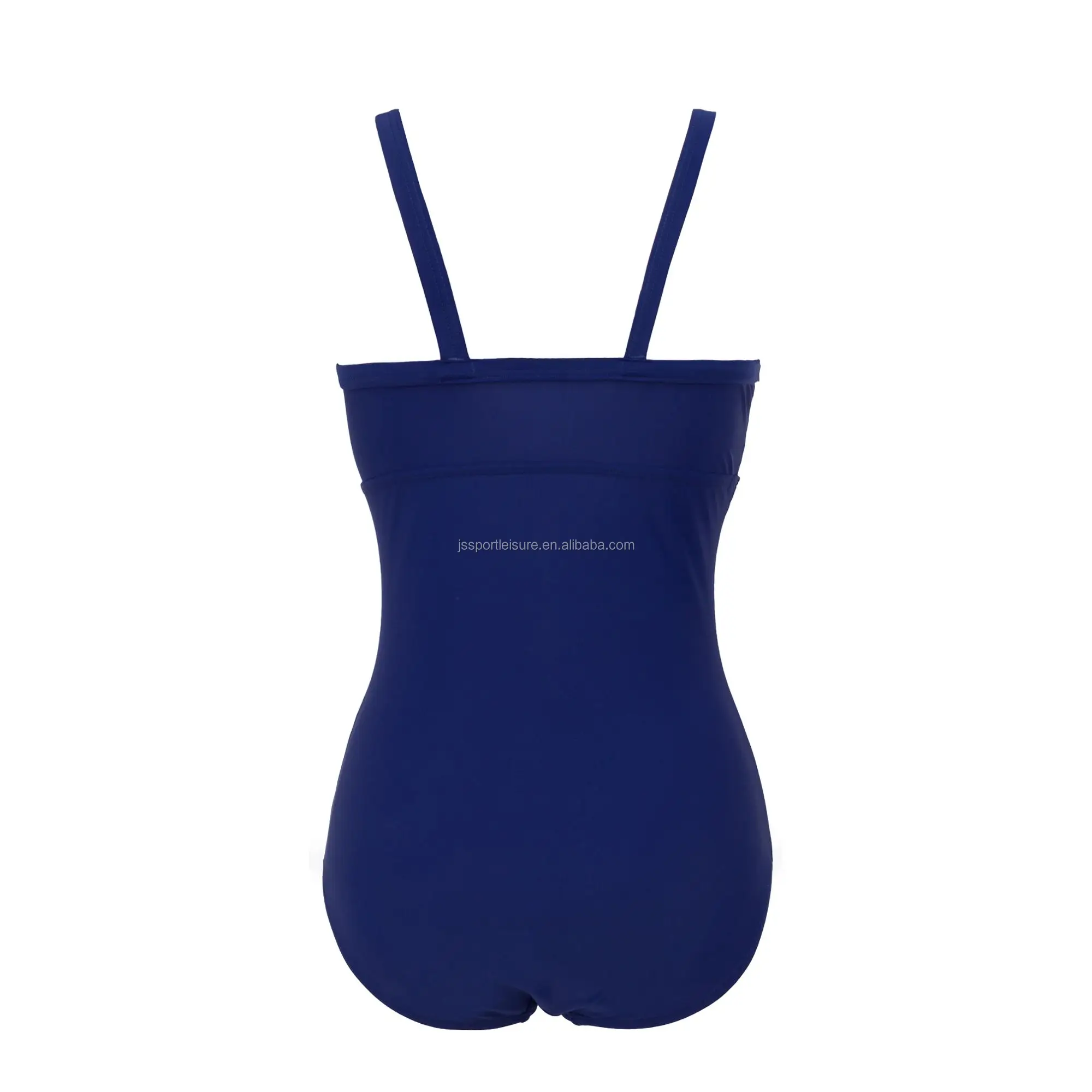 2018 Newest One Piece Plus Size Ruffle Sexy Solid Color Swim Suit Swim ...