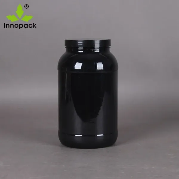 Food Grade Black Protein Powder Tubs - Innopack Quality