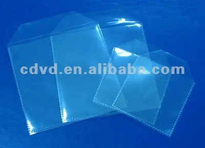 PP CPP PVC BOPP 10C Thickness CD Plastic Sleeve - Industrial Use
