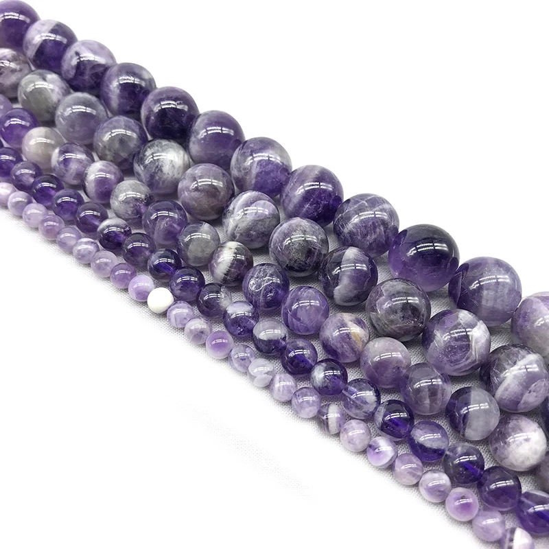 Natural High Quality Dream Amethyst Quartz Beads Gemstones Natural ...