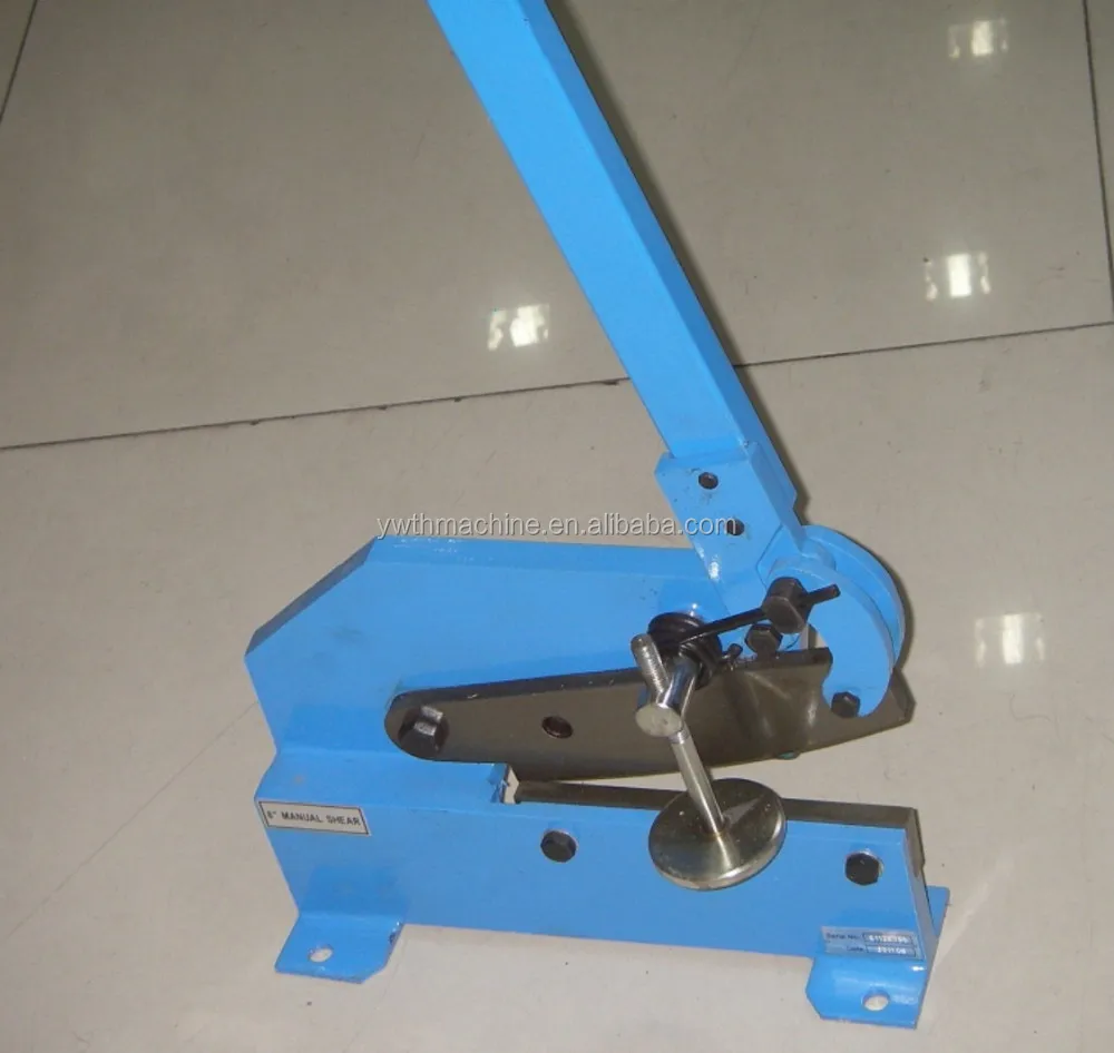 5" Hand Manual Steel Plate Metal Cutter Guillotine Shearing Machine ...