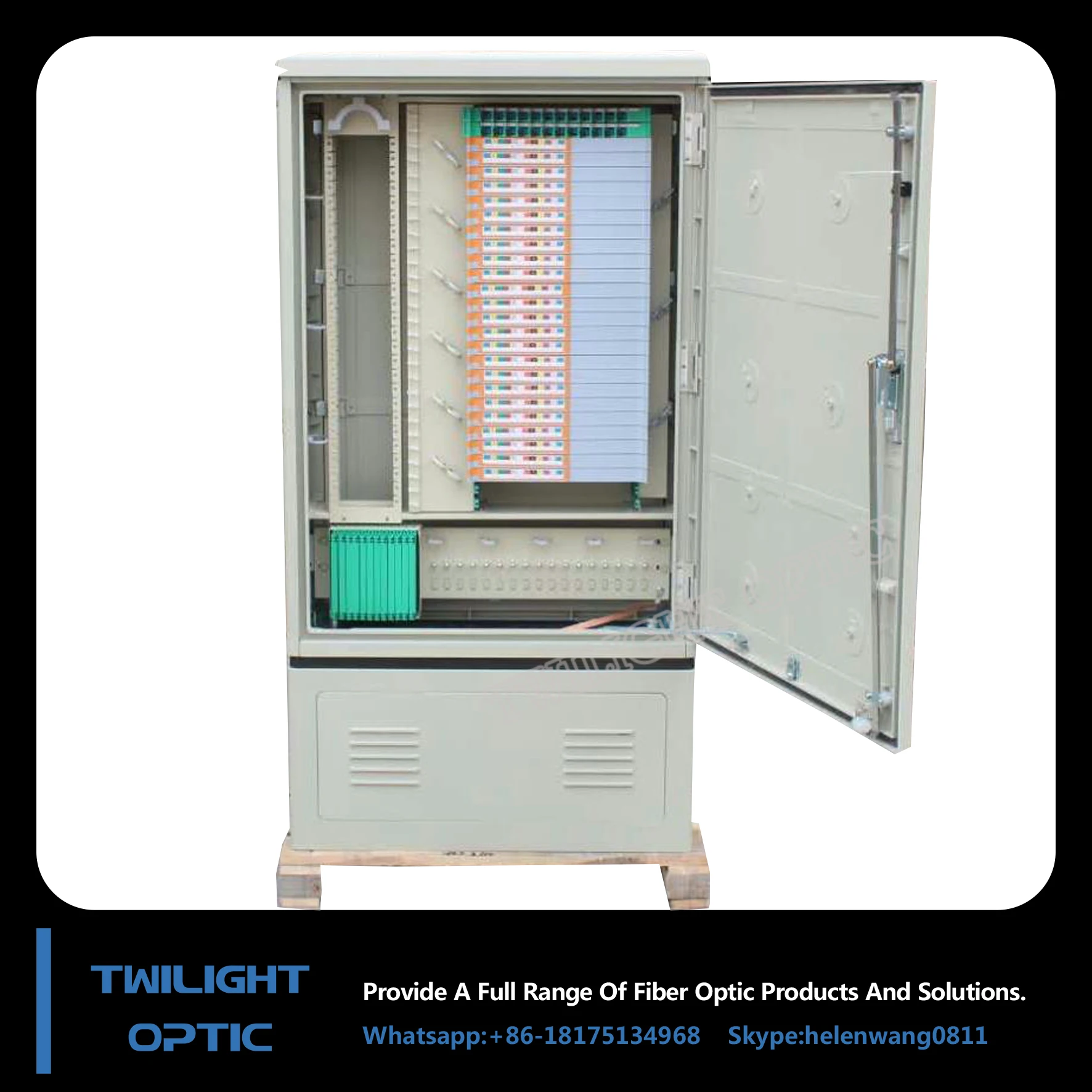 Communication Equipment Distribution Box 576 Core Fiber Optic Cable ...