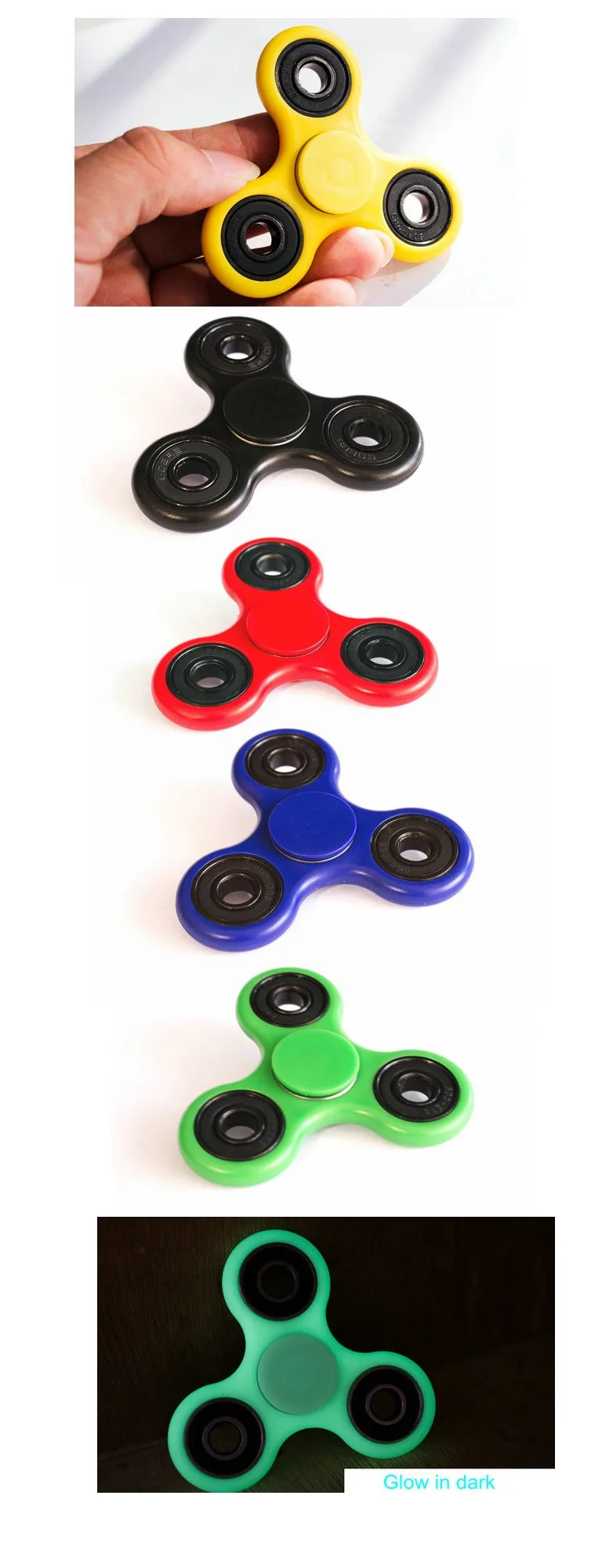 High Speed Spinning Multi Functional Triangle Hand Spinner Finger Gyro ...