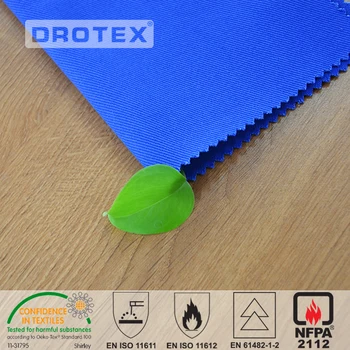 Proban Or Pyrovatex Cp Finishing 280gsm 3/1 Twill Cotton Anti Fire ...