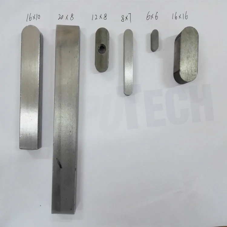 C45k Din 6885 Type A 16mm*16mm Parallel Keys/din 6885 Stainless Steel ...