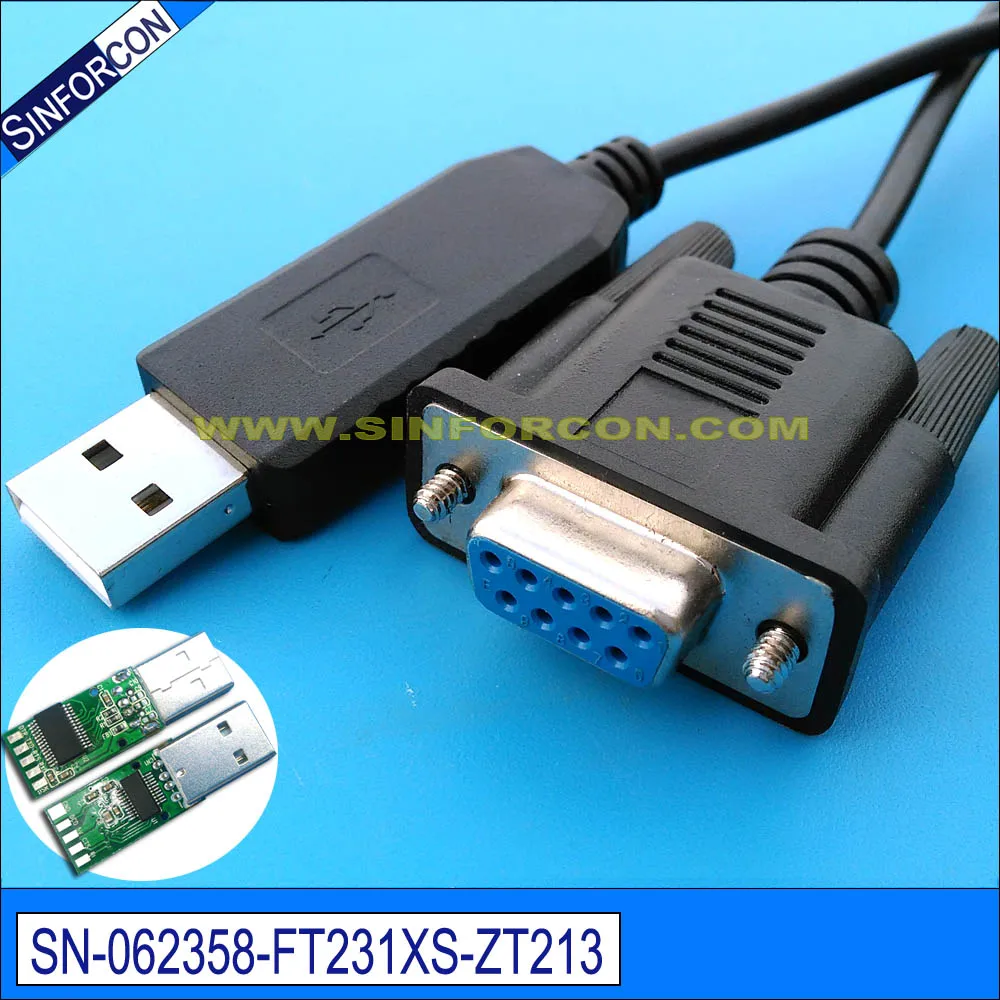 Usb rs232 Cruz cable crossover cable de módem nulo para setbox caja del ...
