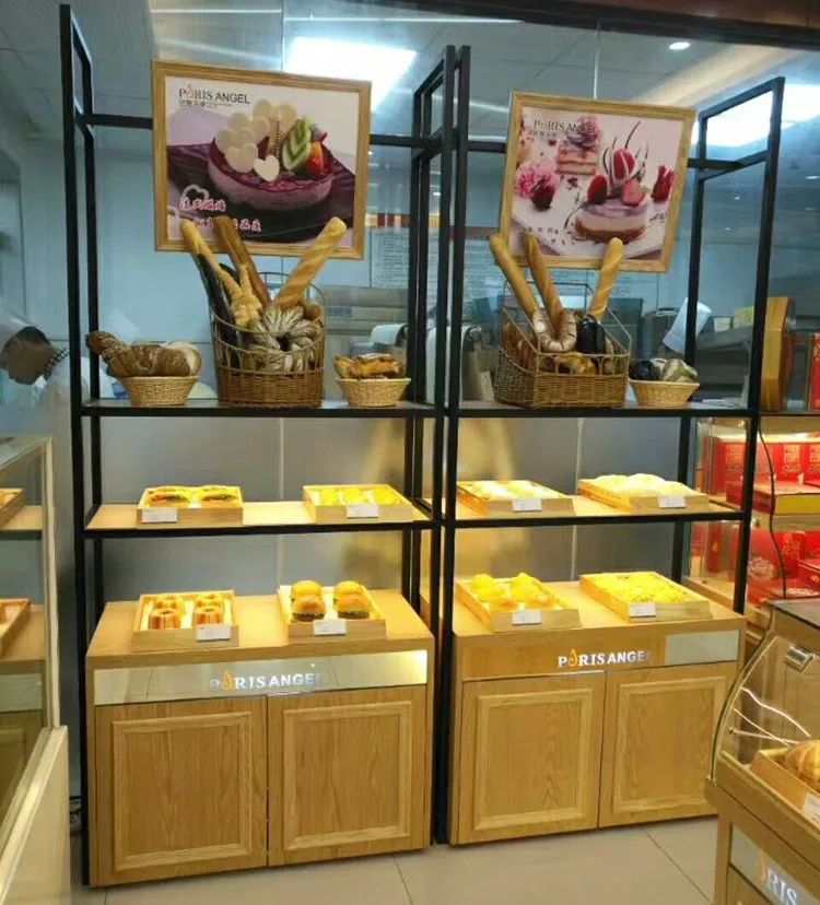 Customized Bakery Showcase Cabinet Modern Bakery Display Cabinet Bread ...