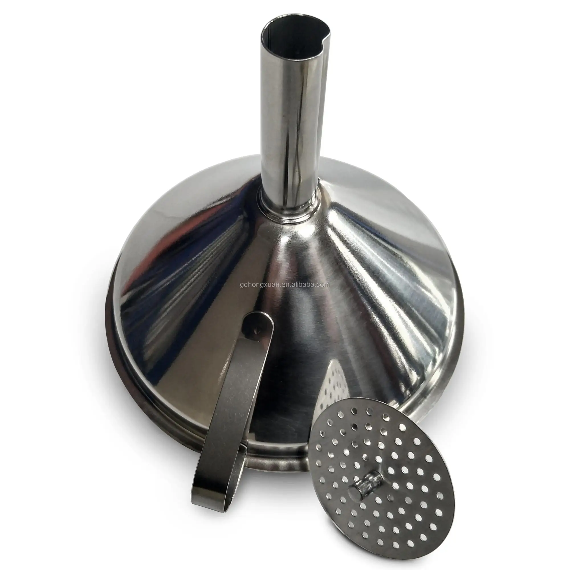 Stainless Steel Durable Cooking Essential Oils Liquid Funnel Detachable ...