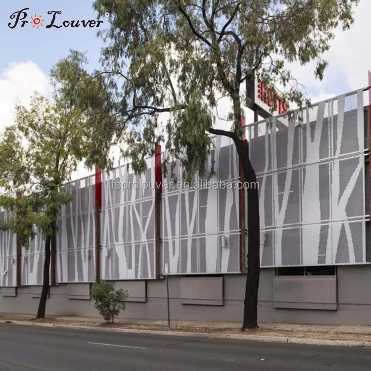 Customized Aluminum Perforated Sheet Panels for Facades
