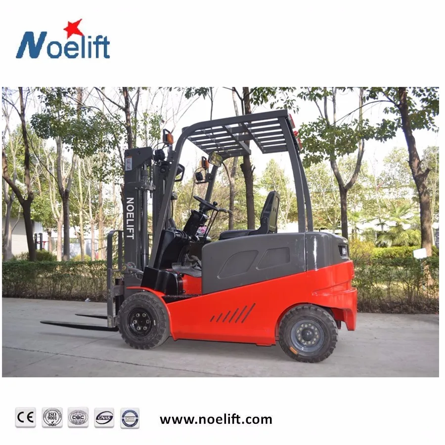 Side Loader Forklift 1 Ton Tri-lateral Electric Stacker For Narrow ...