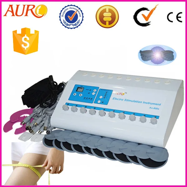 Muscle Relax Faradic Slimming Machine With 10 Pairs Pads And One Breast ...