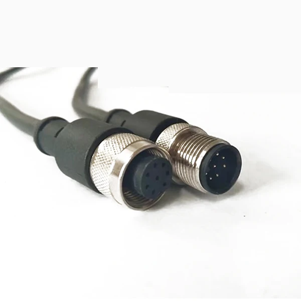 Waterproof M12 Male To Female 5 Meter Puc Tpu Pur Jacket M12 8 Pin ...