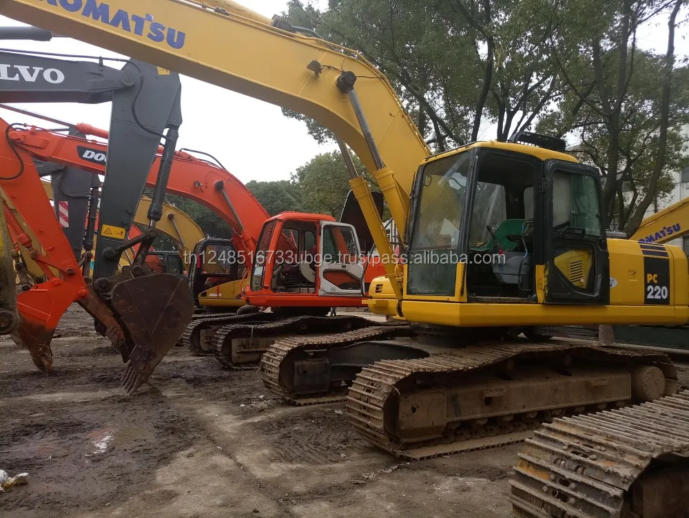 Second Hand Komatsu Pc220-7 Excavator Price / Japan Used Komatsu Pc200 ...