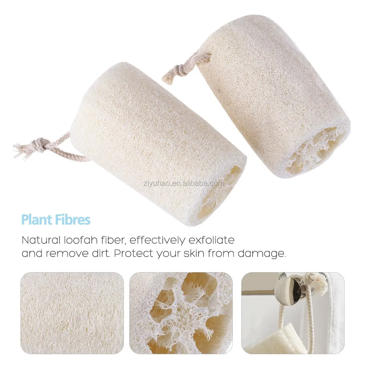 Natural Loofah Mesh Loofah Natural 7-10cm Diameter 4 Inches Loofah ...