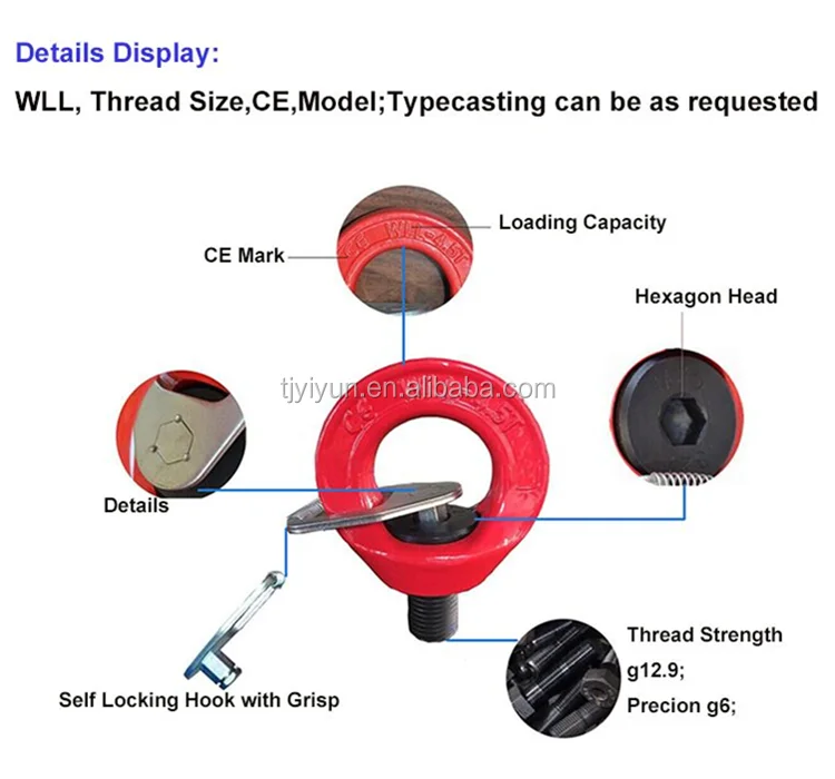 Anchor Points For Industry Mold Lifting Working Load 3.2t M24 - Buy ...