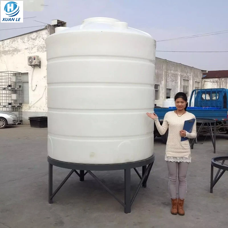 Customized Color Plastic Conical Water Tank with Stand