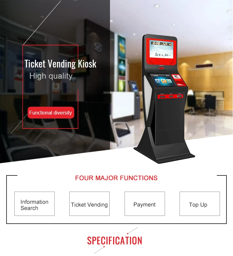 Self Service Movie Ticket Vending Machine - Buy Movie Cinema Ticket ...