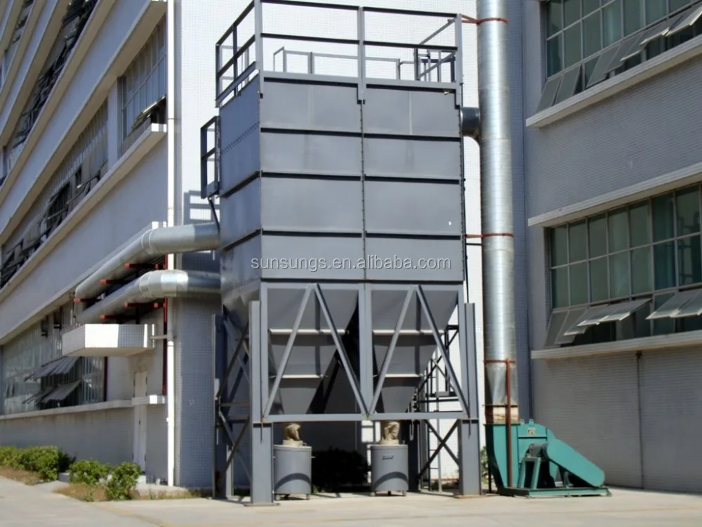 Air Pollution Control System Chimney Flue Filter For Dusts Handling ...