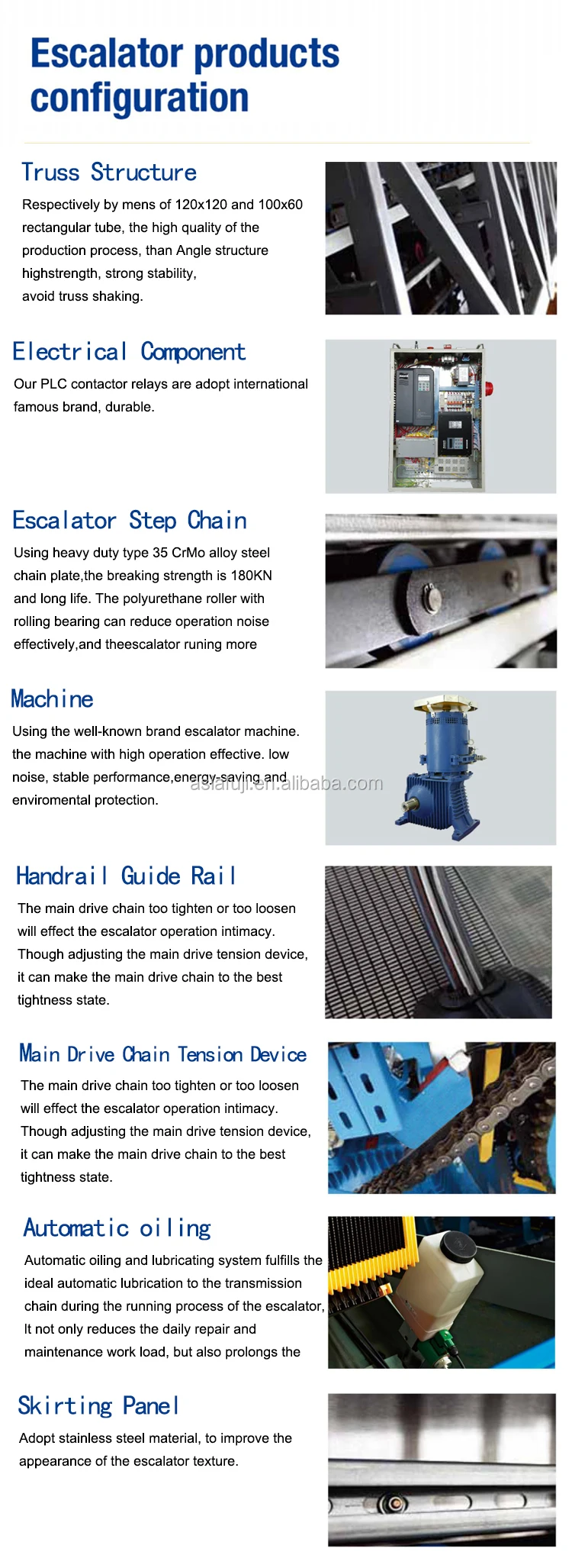 Cost-Effective Small Home Escalator for Subway & Airport Applications ...