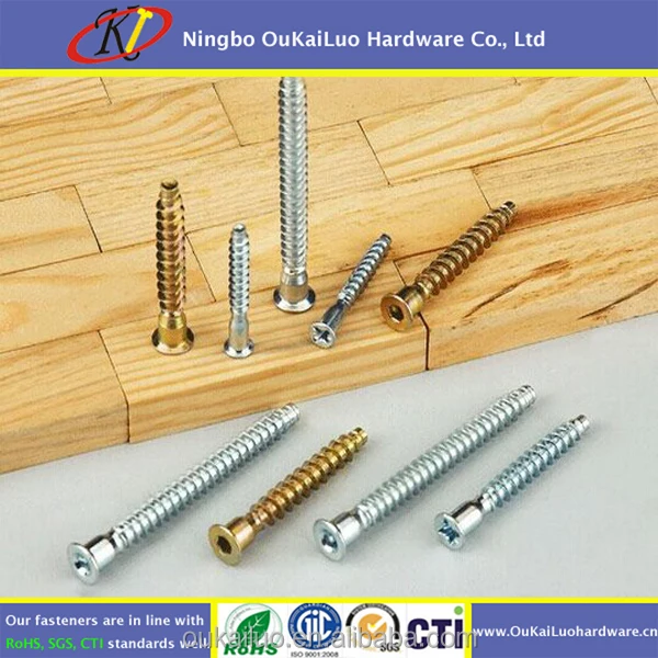Furniture Assembly Screw / Confirmat Screw/ Cabinet Screw For Beds ...