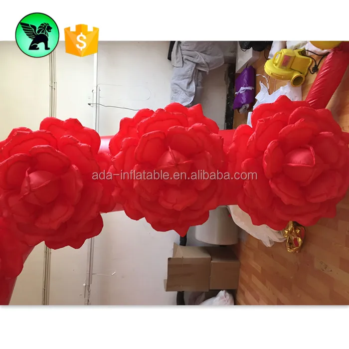 10ftx10ft Inflatable Flower Arch 3m Flower Arch Inflatable For Event ...