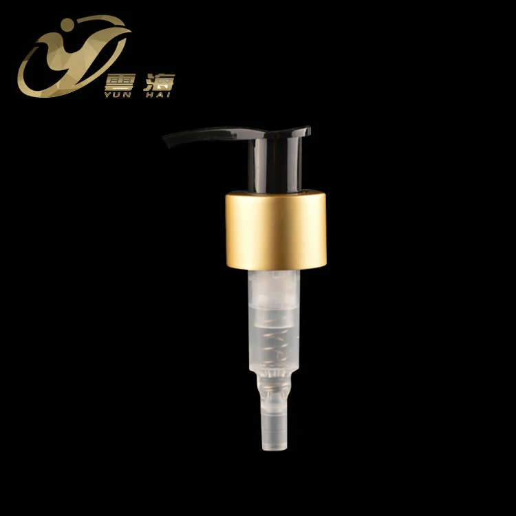 Customized Gold Black Aluminum Plastic 24/410 Gold Lotion Pump - Buy 24/410 Gold Lotion Pump ...