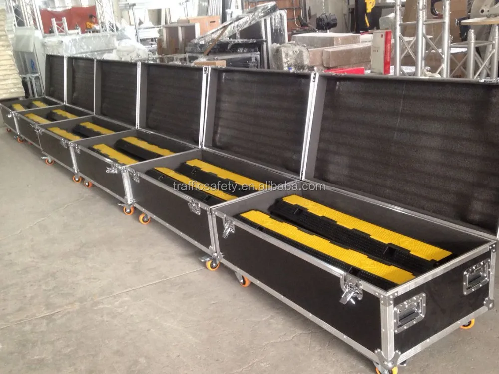 2 Channel Rubber Cable Protector Humps/electrical Wire Cable Protector ...