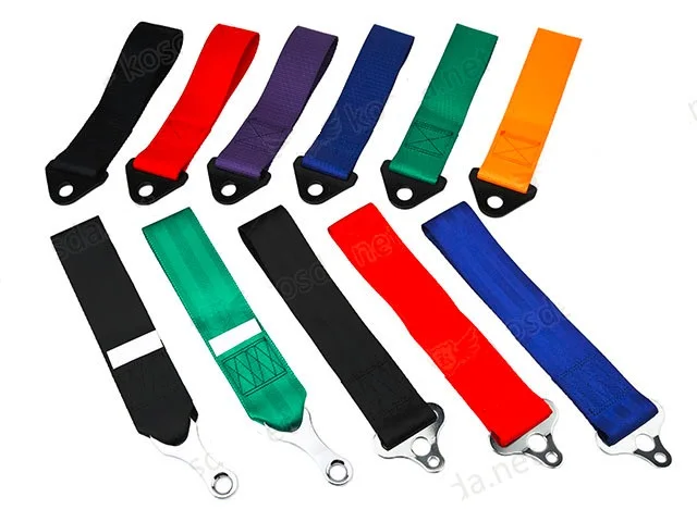 JDM Track Race Recovery Nylon Car Tow Straps - Universal
