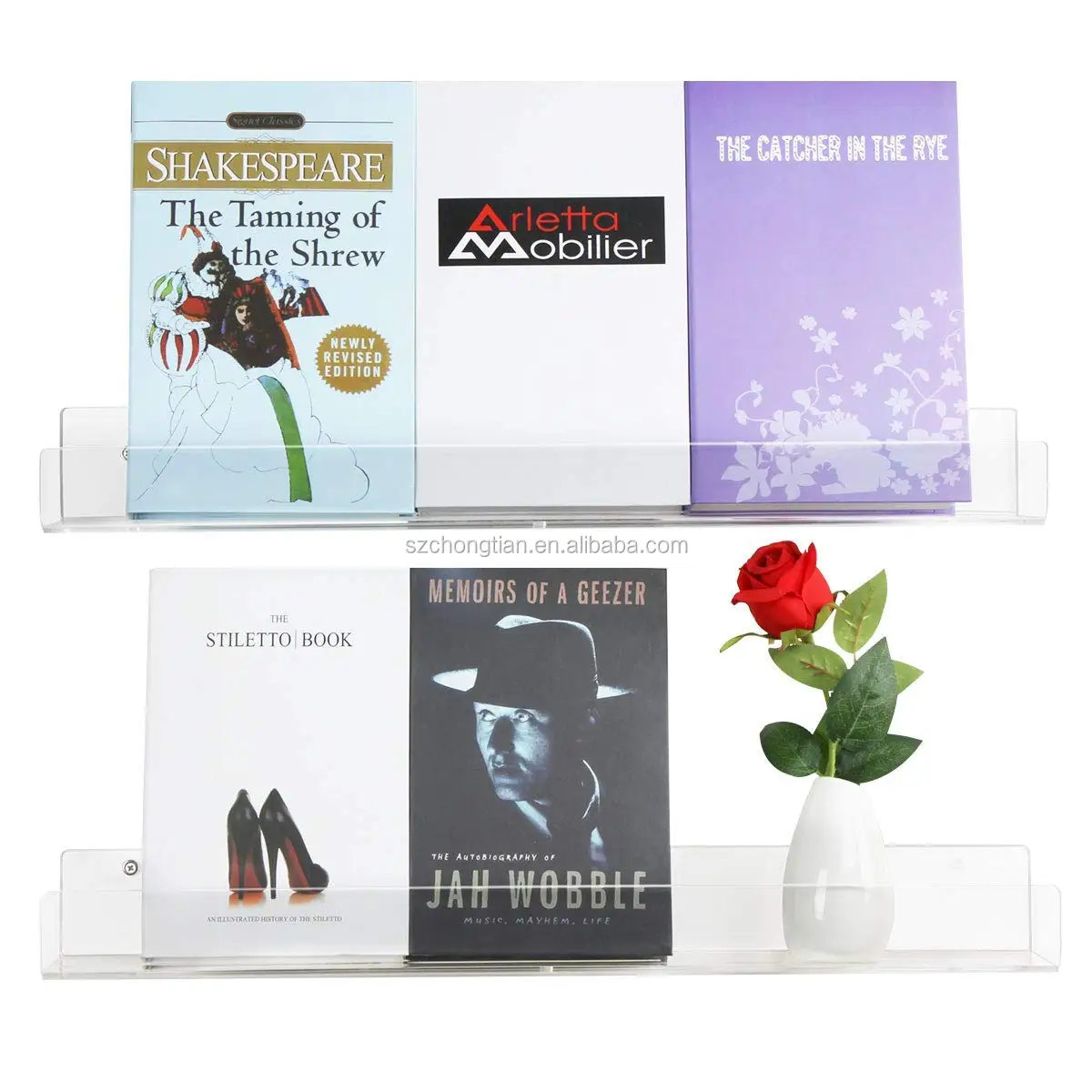 Clear Acrylic Wall Shelves - Perfect for Display & Storage