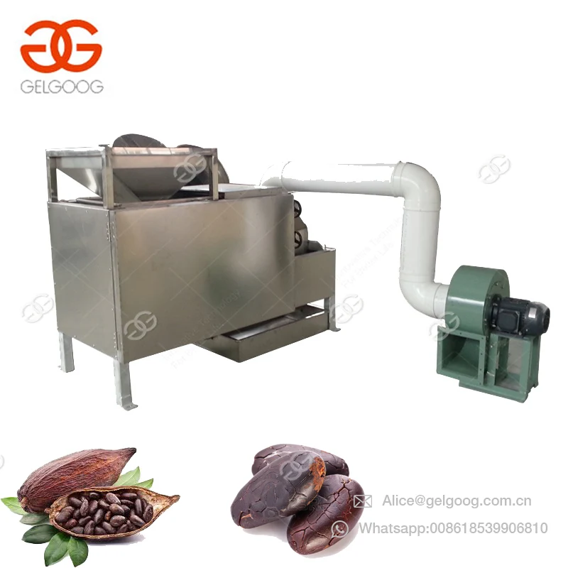Automatic Cacao Bean Winnower Winnowing Processing Equipment Roasted Cocoa Peeling Machine - Buy ...