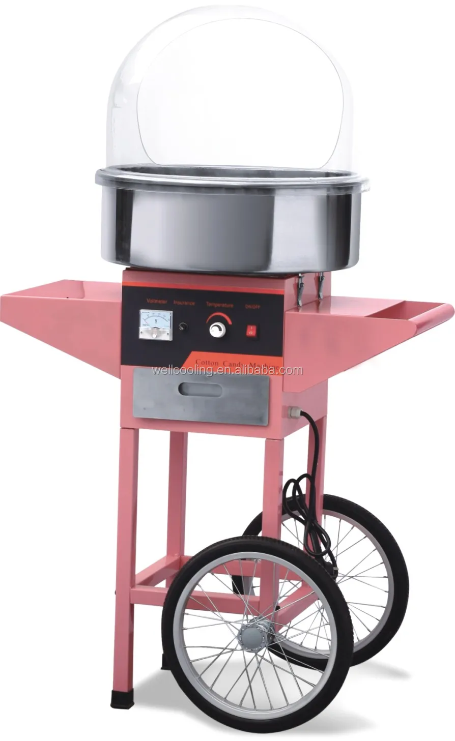 Commercial Cotton Candy/candy Floss Making Machine With Wheels And ...