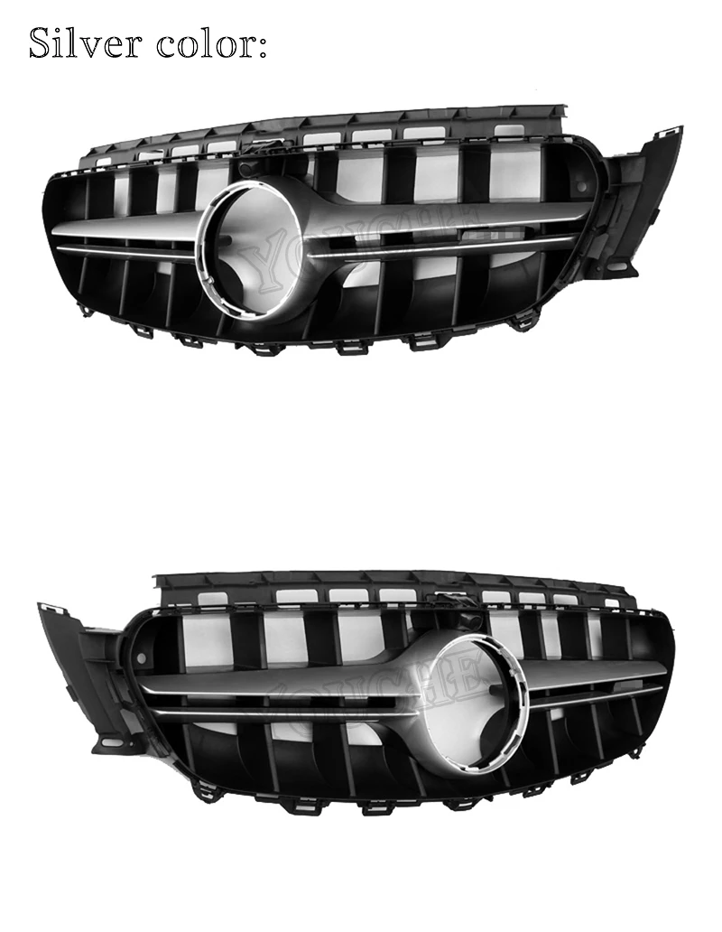 Abs Grill E63 Style Front Bumper Grille Auto Grill For Mercedes Benz E ...