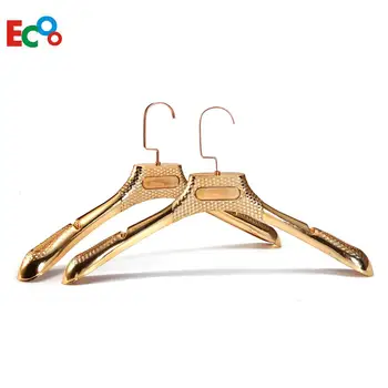 High End Golden Plastic Fancy Clothes Hanger - Buy Hanger,Clothes ...