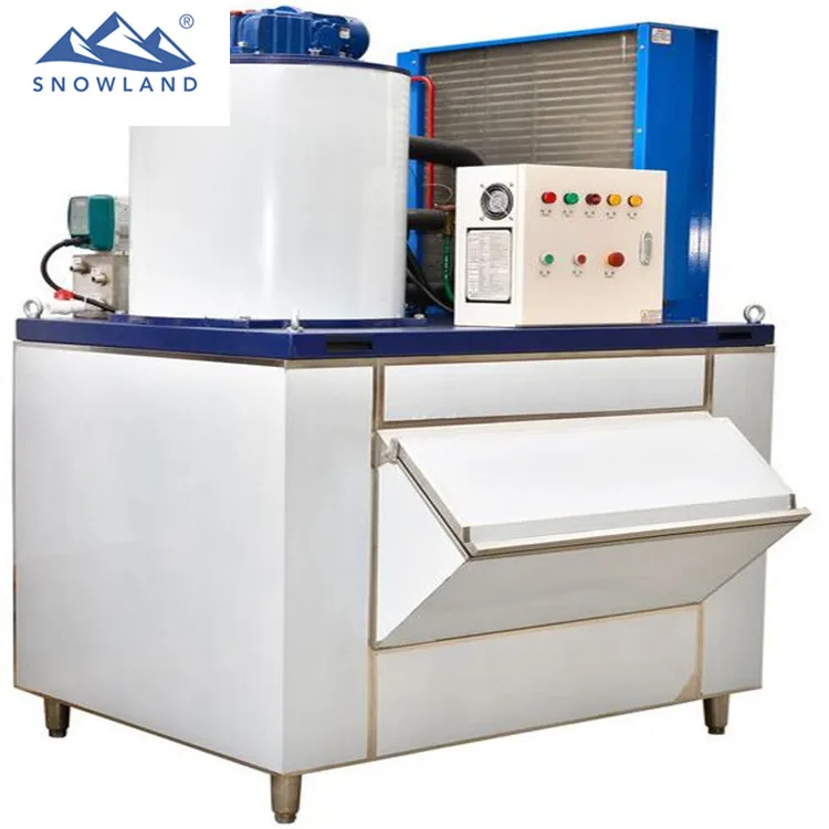 Flake Ice Machine for Fish - 1.5t Capacity & 1 Year Warranty