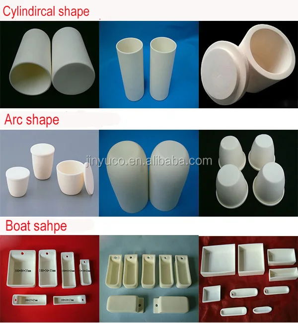 Alumina Ceramic Al2o3 Crucible For Melting Lead Glass - Buy Al2o3 ...
