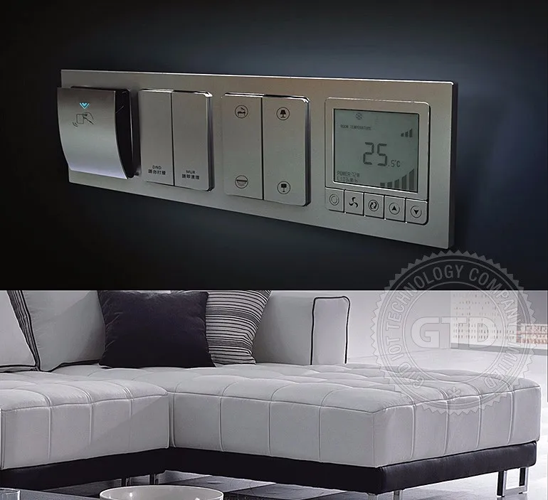 9-24V Wide Voltage Smart Hotel Room Control System Switches Solution ...