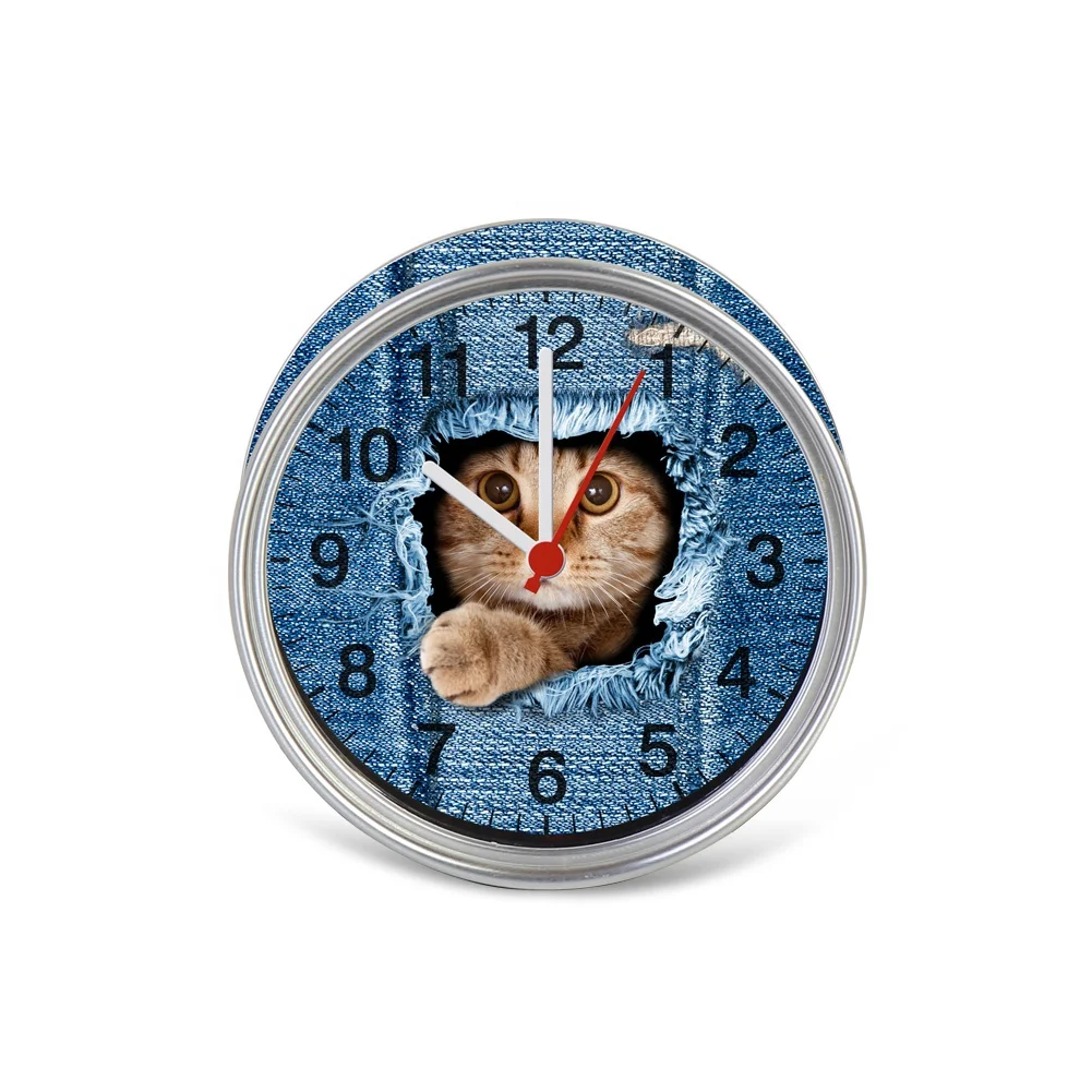Customized Can Shaped Small Fridge Magnet Clock For Kitchen - Buy ...