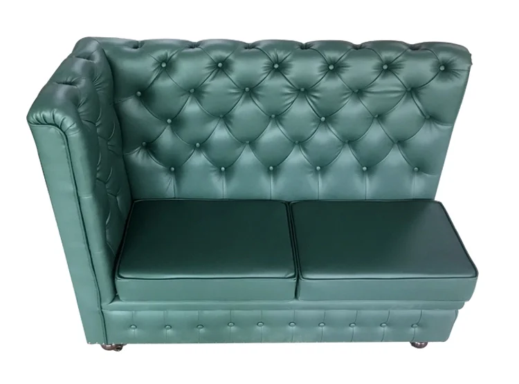 Green Booth Seating - Comfortable Restaurant Sofa Booths