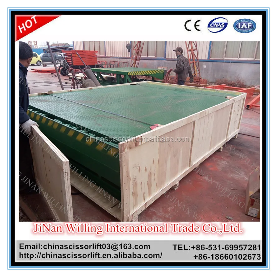 Truck Forklift Portable Container Loading Slope Stationary Loading Ramp ...