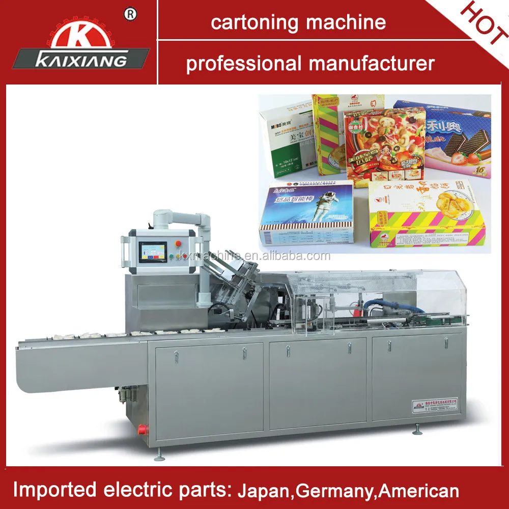Automatic Carton Box Packaging Machine For Meat Pie Cartoner Supplier ...