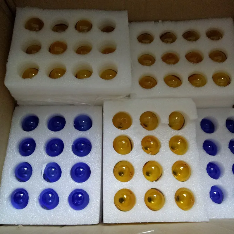 20mm Hand Blown Clear Hollow Round Glass Spheres for Jewelry