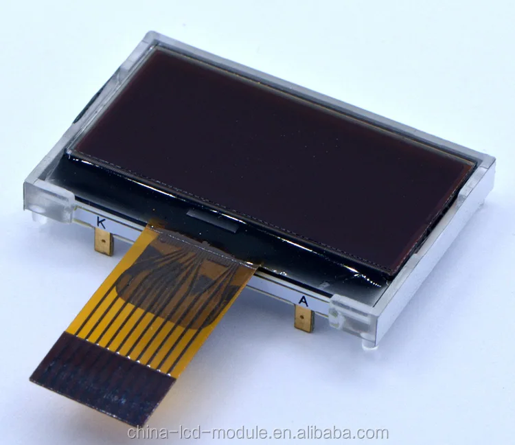 1.2 Inch Lcd Module With High Resolution Jhd12864-g406btw-bl - Buy Lcd ...