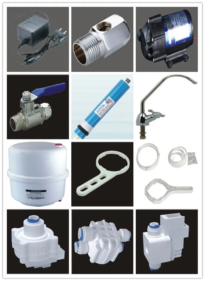 7 Stage RO System with UV Lamp - Efficient Household Filtration