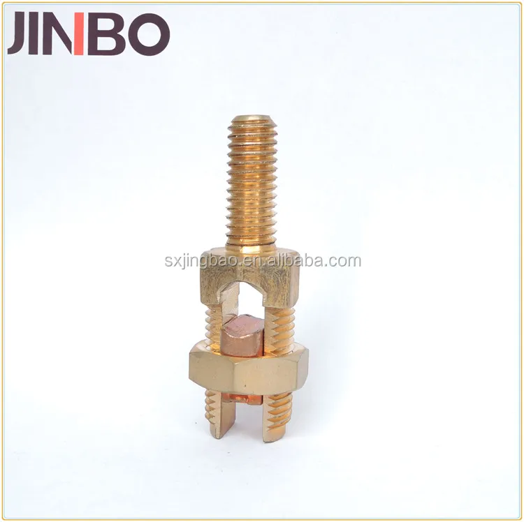 Copper Grounding Split Bolt - Heavy Duty Wire Connection
