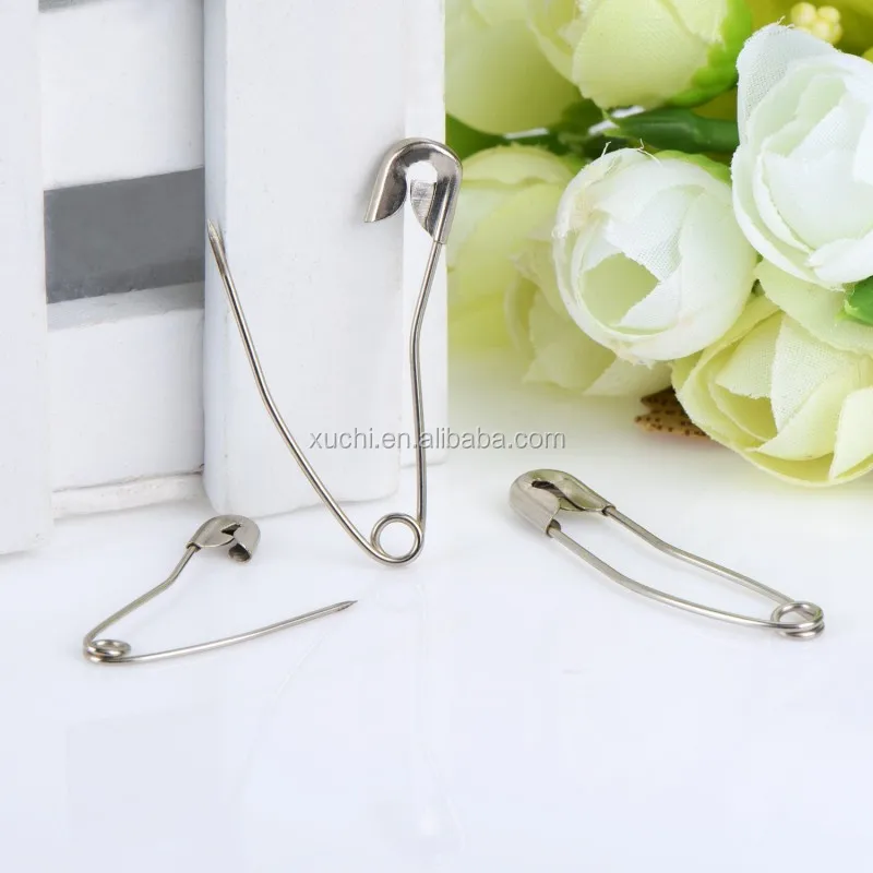 100pcs Per Set 38mm Steel Curved Safety Pins for Quick Basting Quilting ...