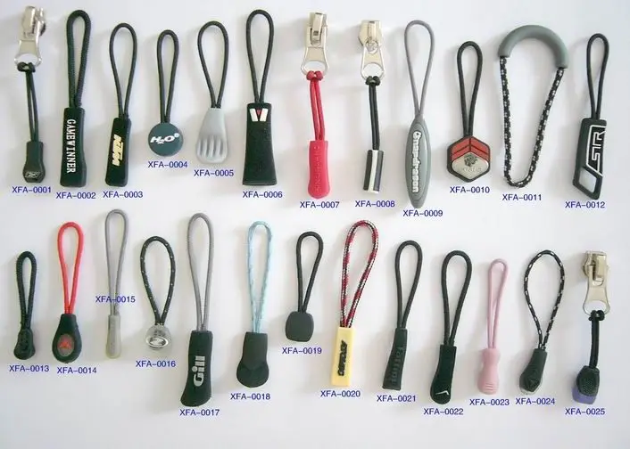 Factory Custom Design Puller Leather Zipper For Bag - Buy Zipper Puller ...