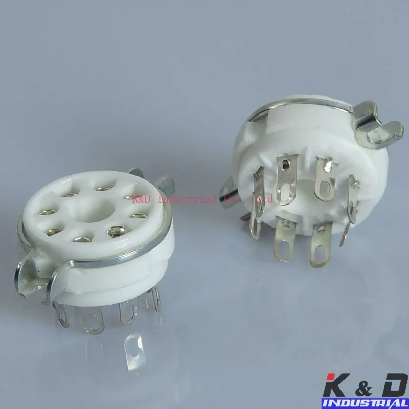 Ceramic Octal Tube Socket 6sn7 Kt66 Kt88 El34 5u4g 6ca7 6550 K8a Base ...