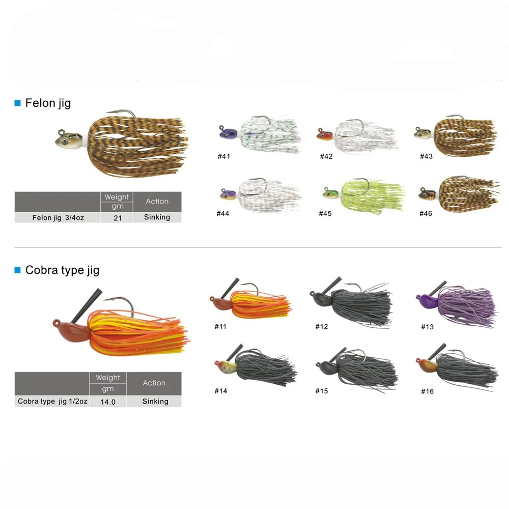 Cheap High Quality Vmc Hook Felon Jig Fishing Lure - Buy Felon Jig ...