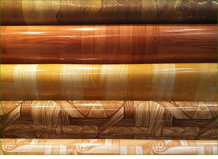 PVC Plastic Carpet Roll - High Gloss Vinyl Flooring